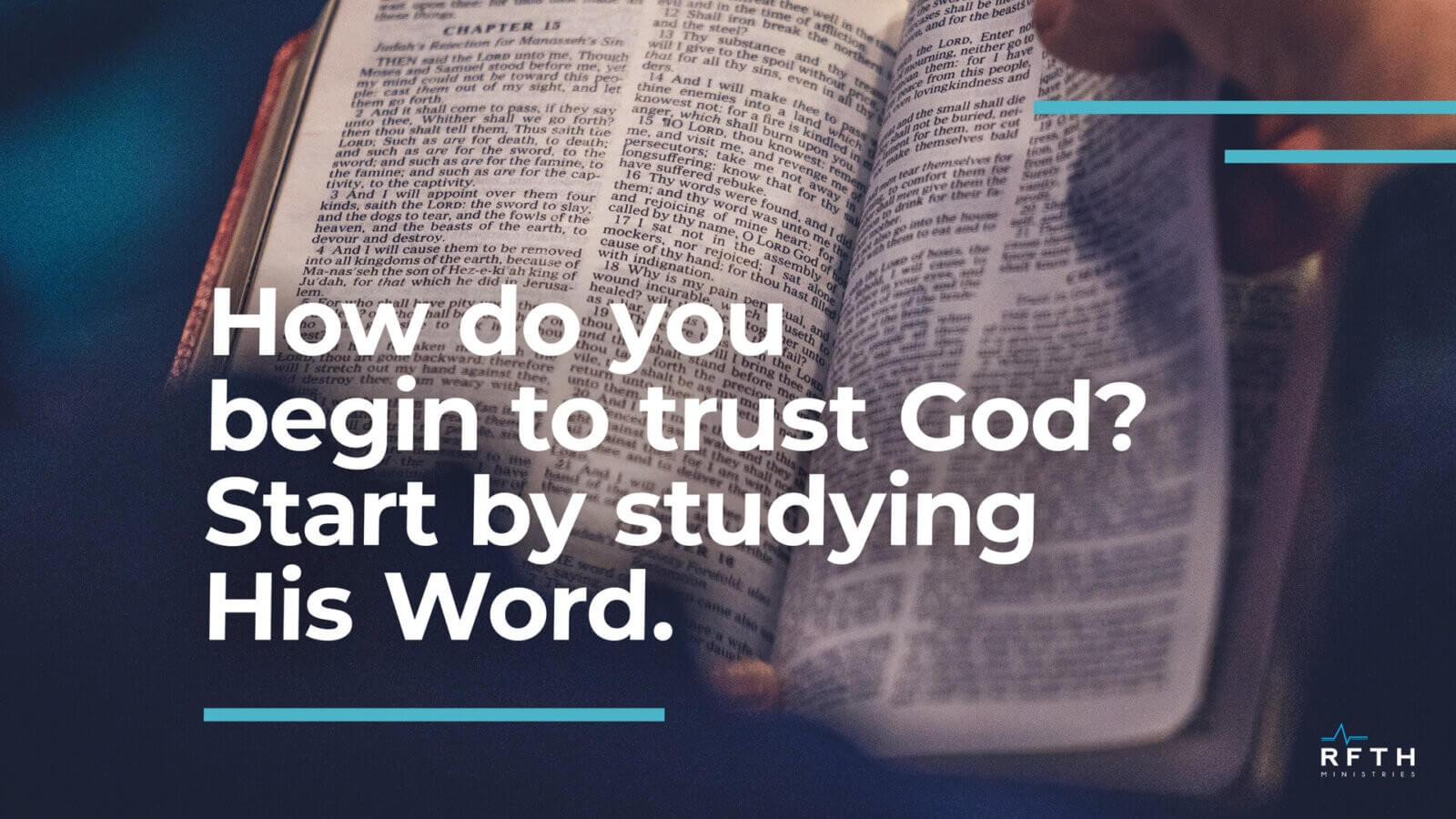 DIG INTO THE WORD OF GOD | Right From The Heart, Marietta, GA