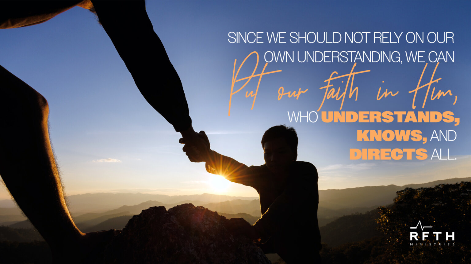 ANOTHER WAY TO UNDERSTAND PROVERBS 3:5-6 | Right From The Heart ...